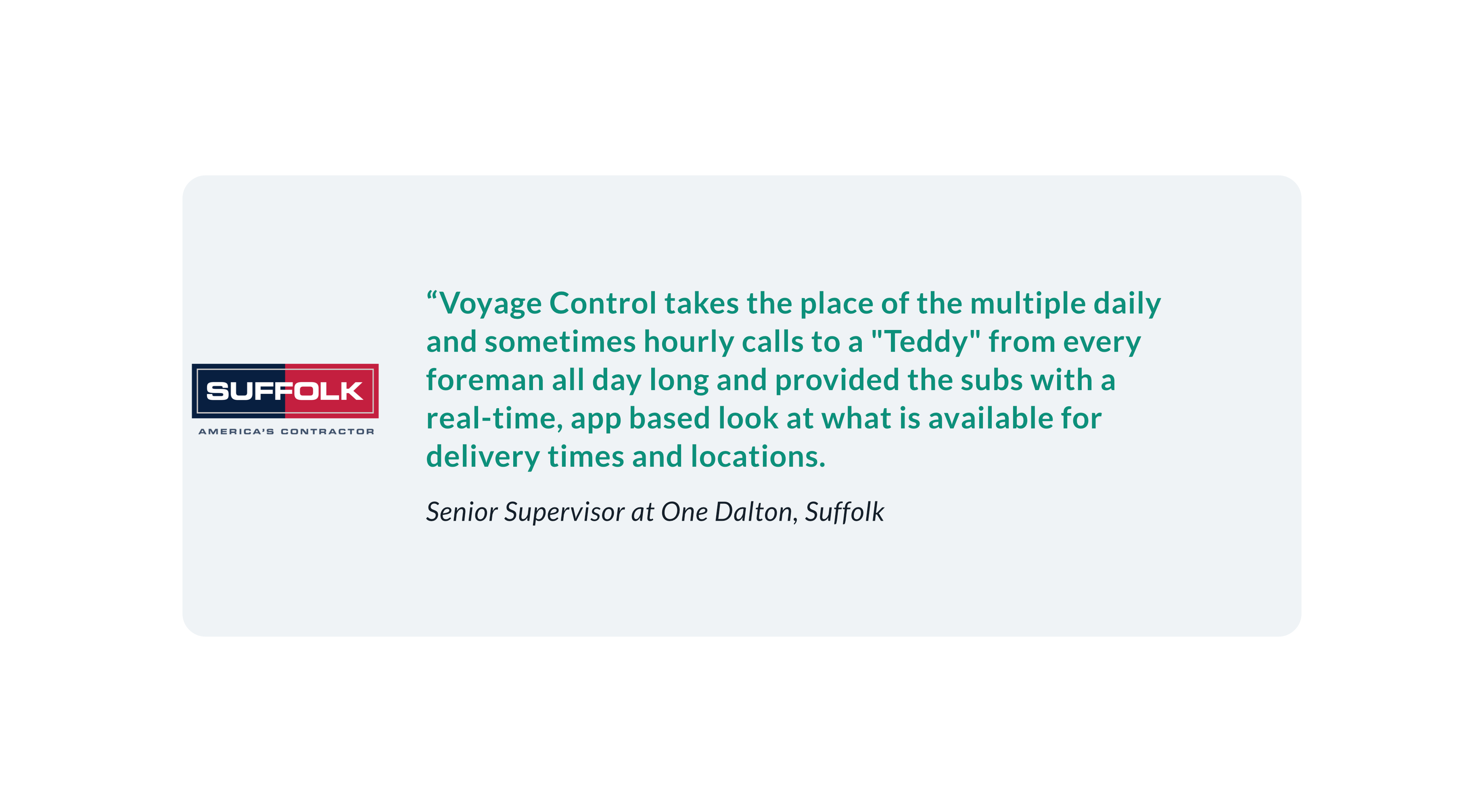 Welcome to Voyage Control